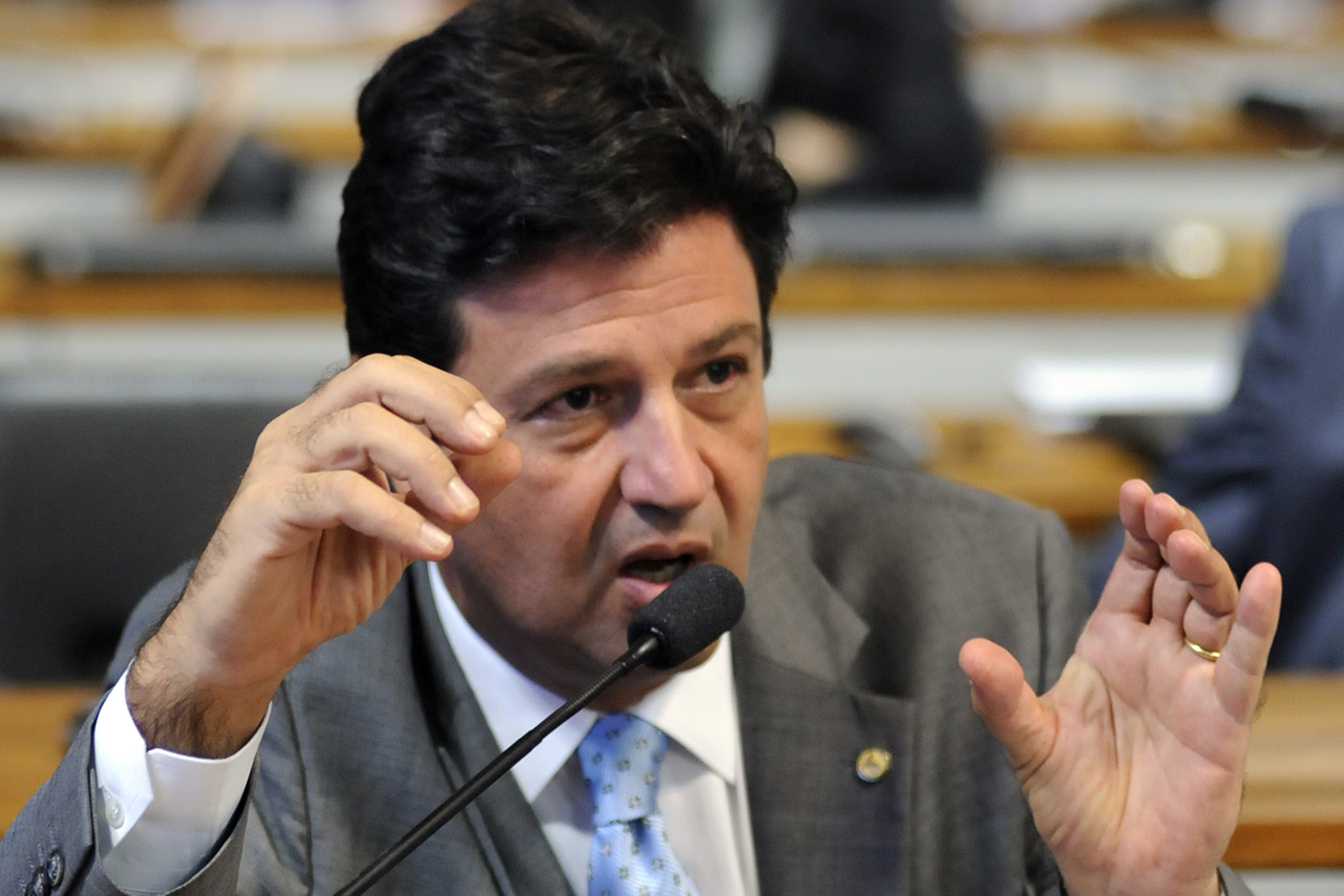 Ministro da saúde, Luiz Henrique Mandetta defende reforma da Previdência