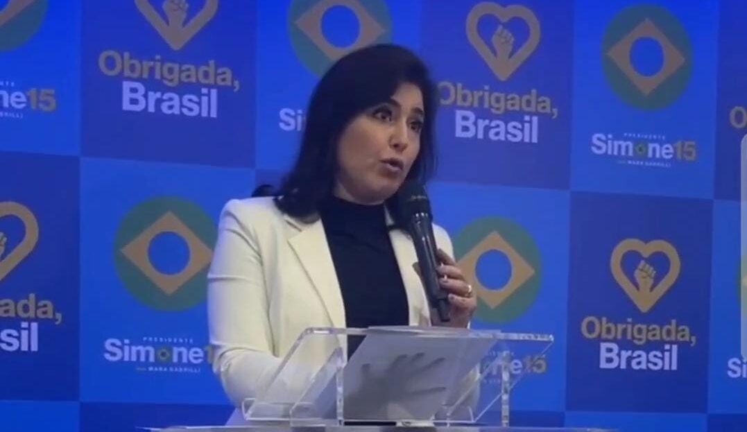 Simone Tebet declara apoio a Lula no segundo turno das eleições