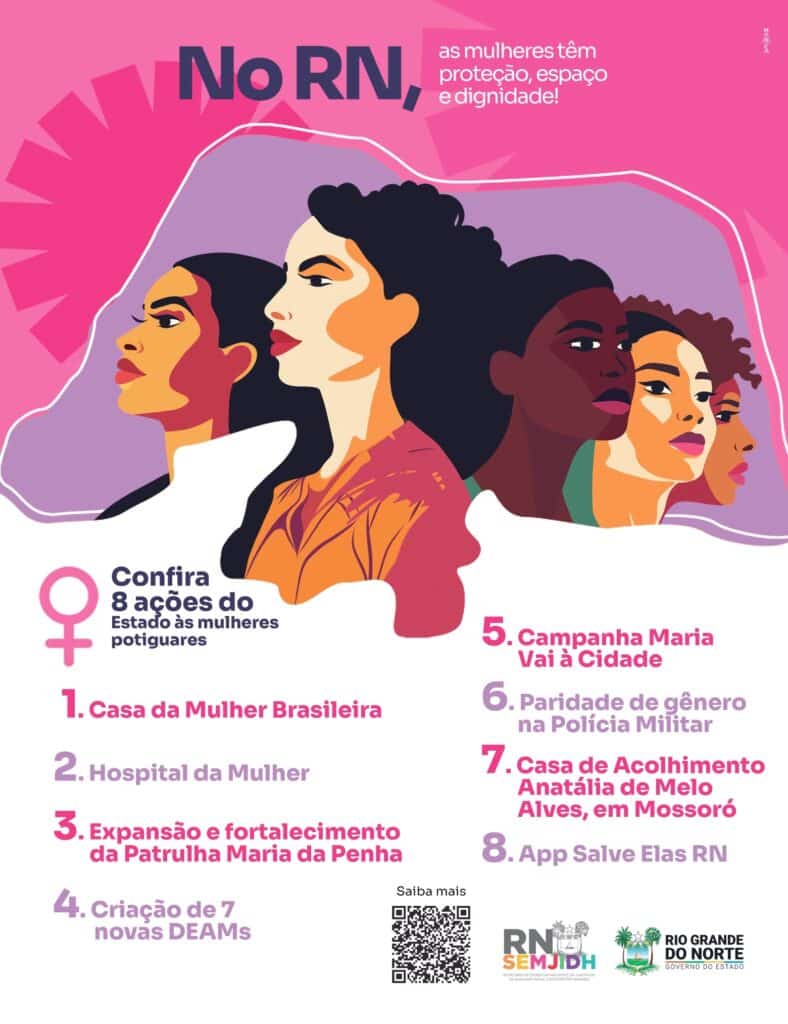 No RN, as mulheres têm proteção, espaço e dignidade!