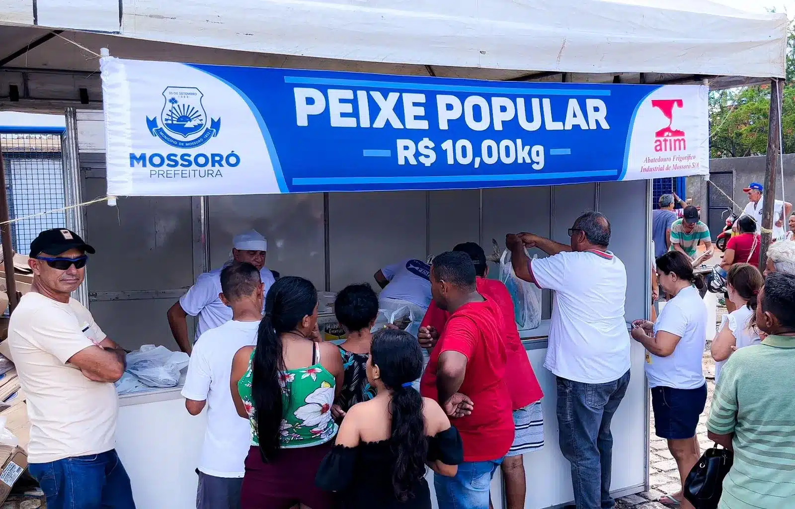 Venda de peixe com preço acessível segue até hoje em Mossoró