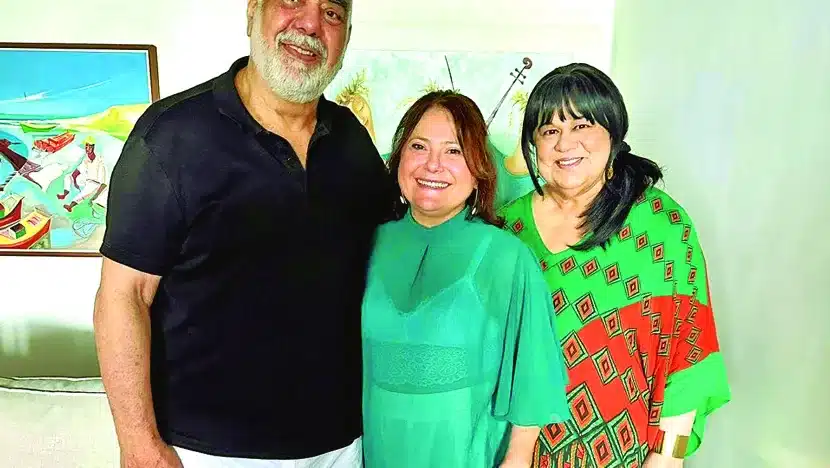 Sandra e Sami recebem