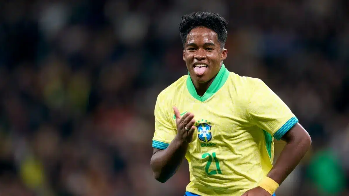 Endrick vai ser o camisa 9 da Seleção Brasileira pela primeira vez