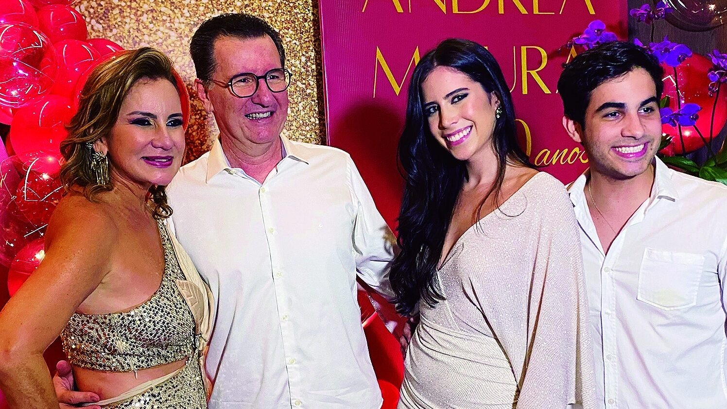 Os 50 anos de Andrea Moura