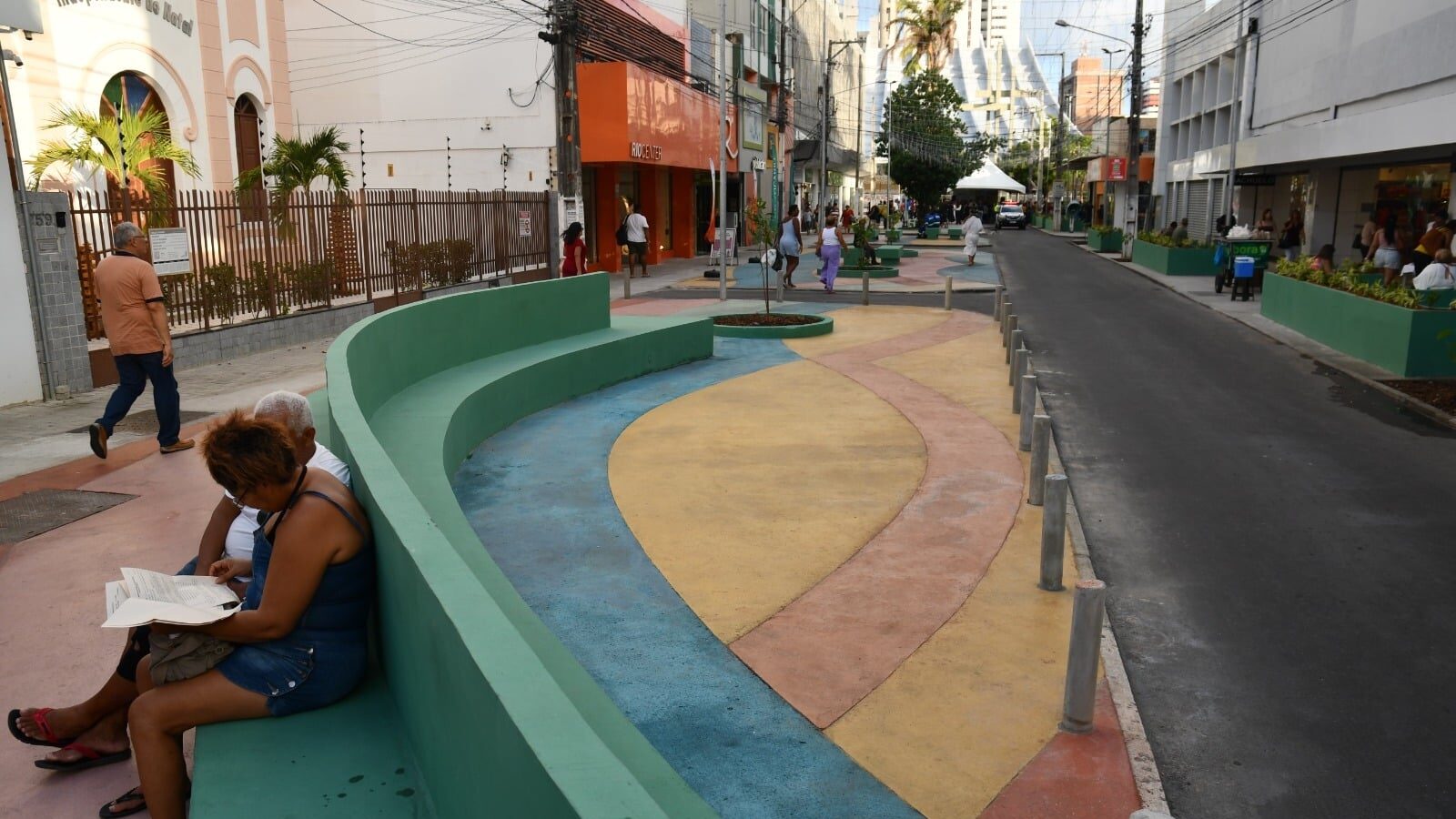 Novo trecho da rua João Pessoa é entregue reurbanizado